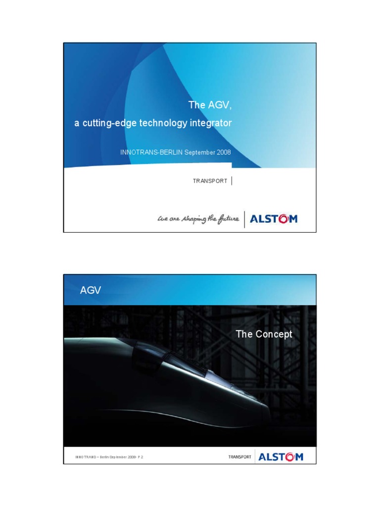 01 Presentation Alstom | PDF | Rail Transport | Rolling Stock