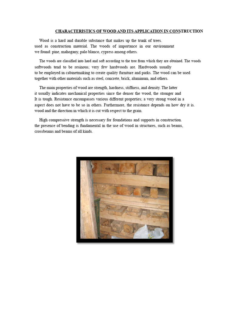 Wood Classes | PDF | Wood