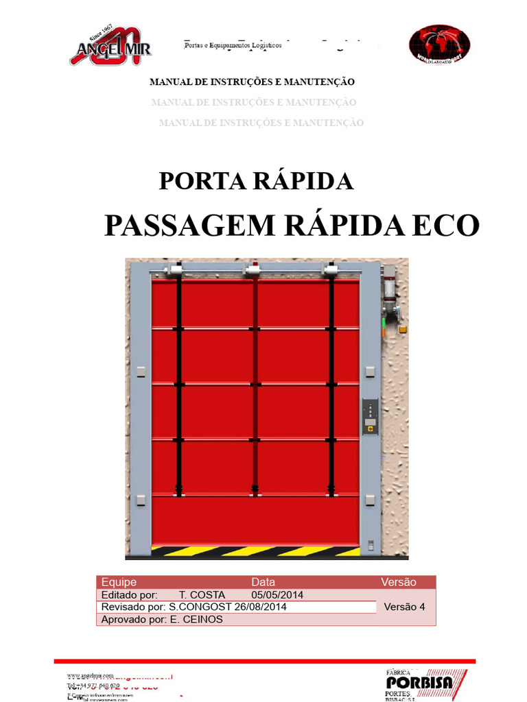 Manual de Instruções Instant Pass Eco | PDF | Motores | Radar