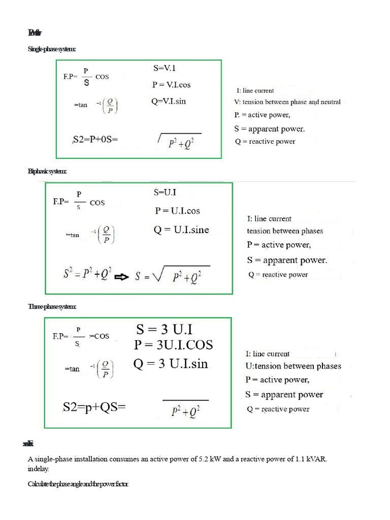 Power factor correction | PDF