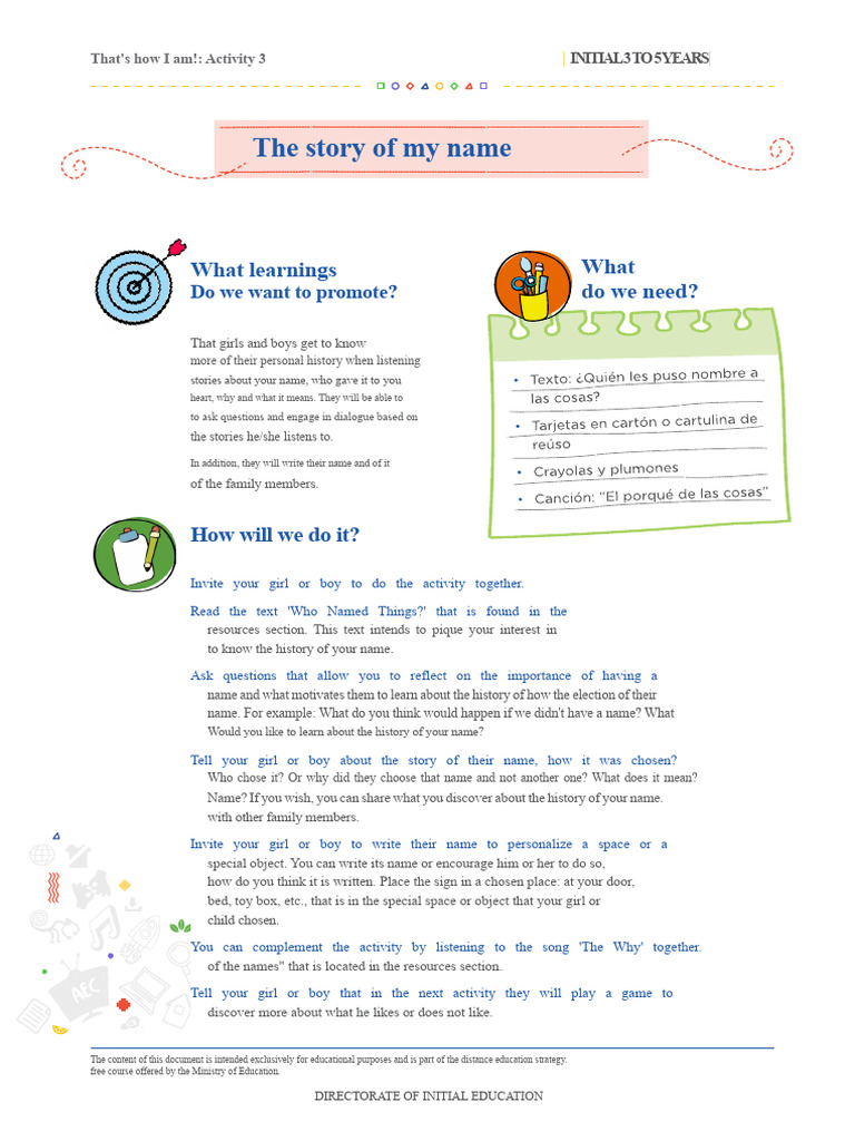 THE STORY OF MY NAME | PDF