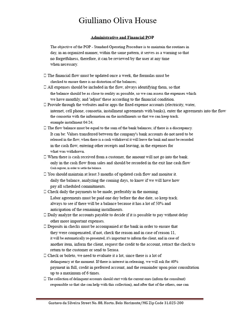 Administrative Financial Procedure | PDF | Banks | Credit Card