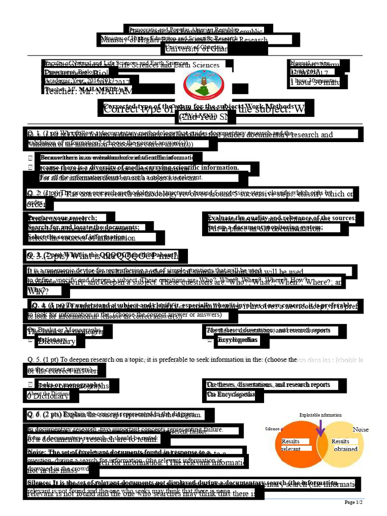 Exam Guide: Documentary Research Methods | PDF | Methodology | Information