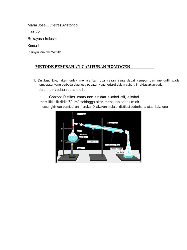 Metode Pemisahan Campuran | PDF