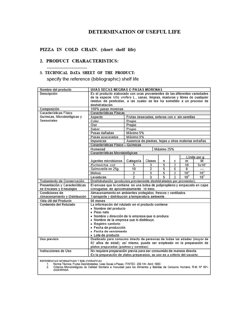 USEFUL LIFE - Final Format | PDF | Pizza | Foods