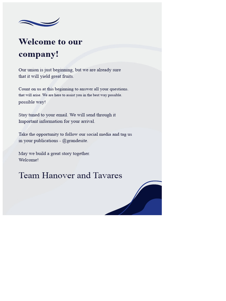 Welcome Aboard, Dear Investor! | PDF