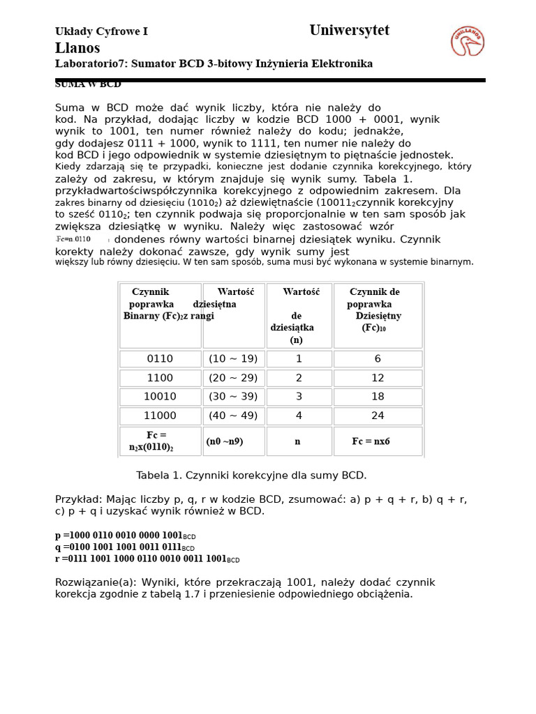 Sumator BCD | PDF