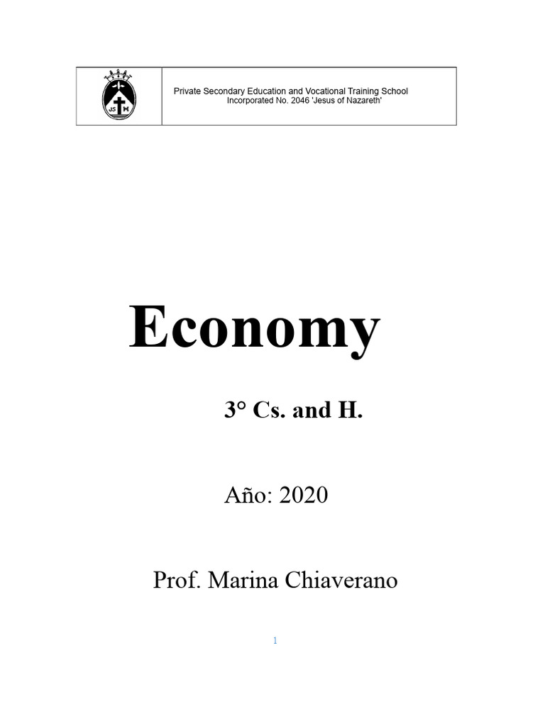 Economics Notebook 2020 - 3rd Year CH | PDF | Economics | Value (Economics)