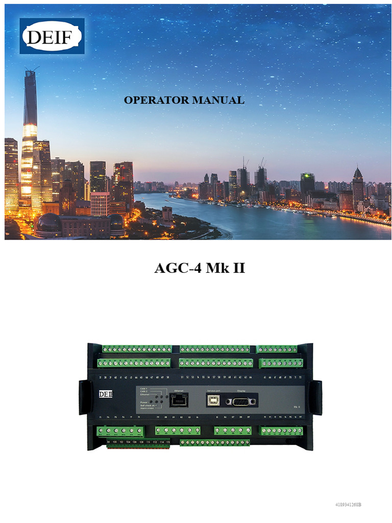 Agc 4 MK II Operators Manual 4189341268a en | PDF | Menu (Computing ...