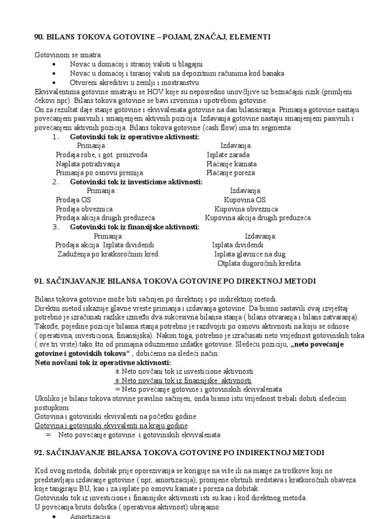 Analiza-Skripta 2 Zavrsni Ispit Poslednji 20 Pitanja | PDF