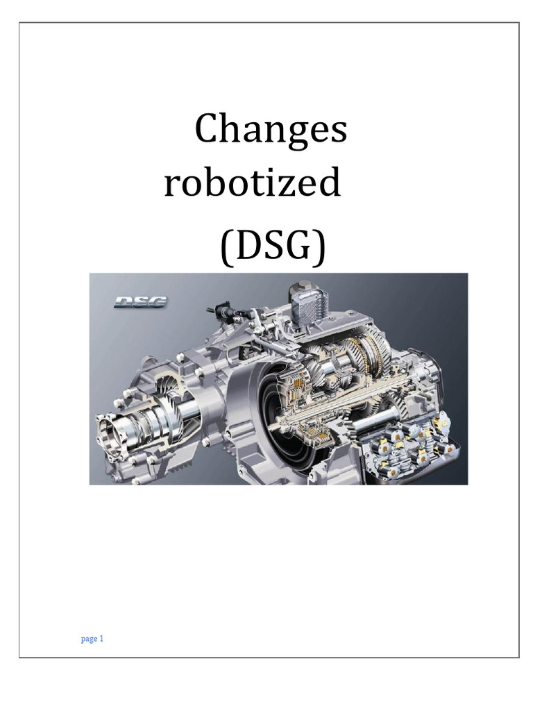 Robotized changes DSG6 and DSG7 | PDF | Manual Transmission | Automatic ...