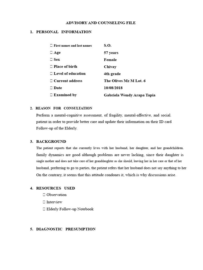 Guidance and Counseling Sheets | PDF | Psychology | Psychotherapy
