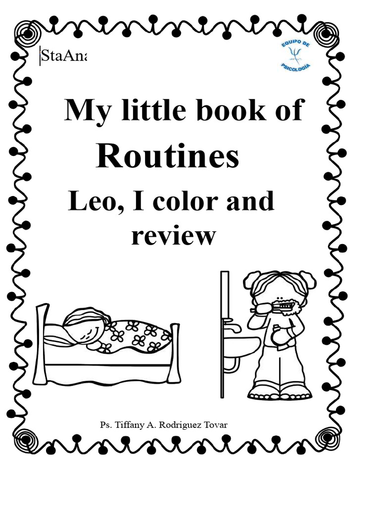 My Little Book of Routines | PDF