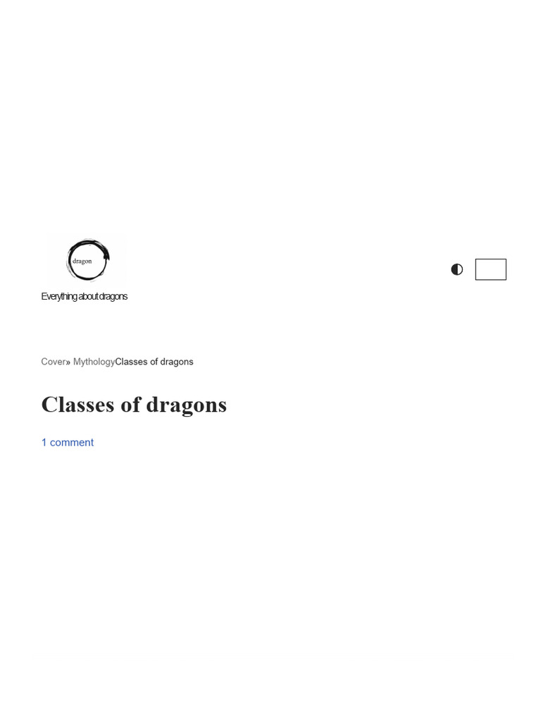 Dragon Classes - Types of Dragons by Their Color, Origin, or Mythology ...