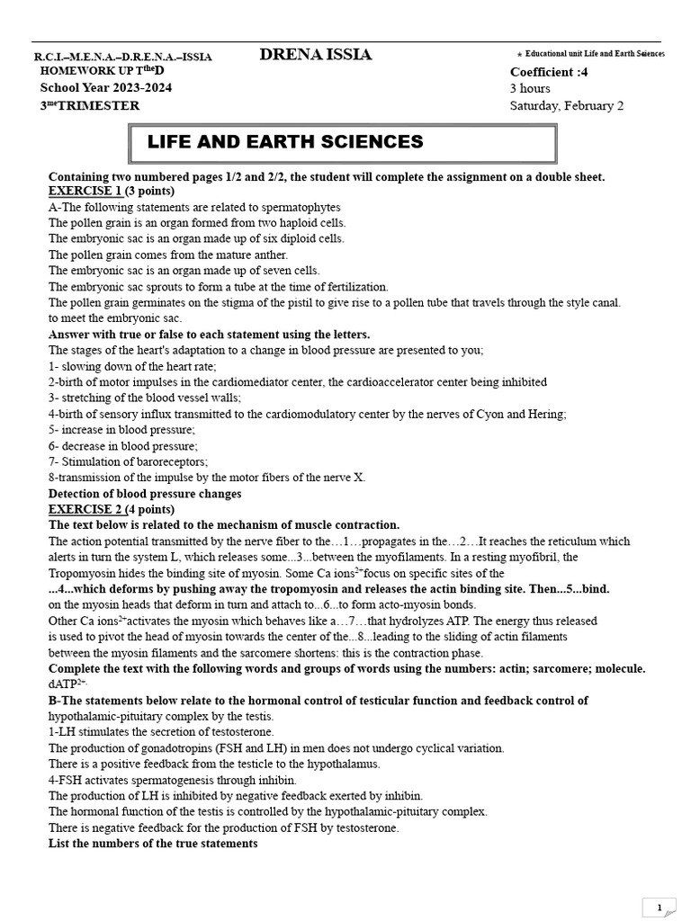 UP Tle D assignment | PDF | Muscle Contraction | Anatomy