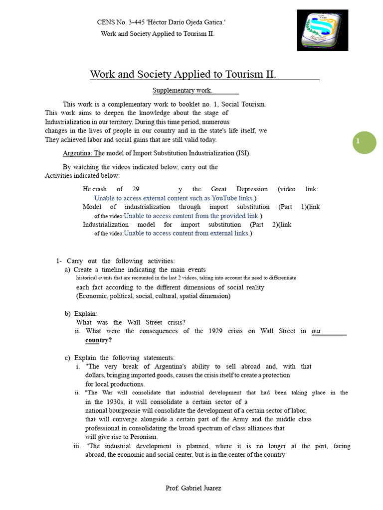 ISI Industrialization Model | PDF | Argentina | Macroeconomics