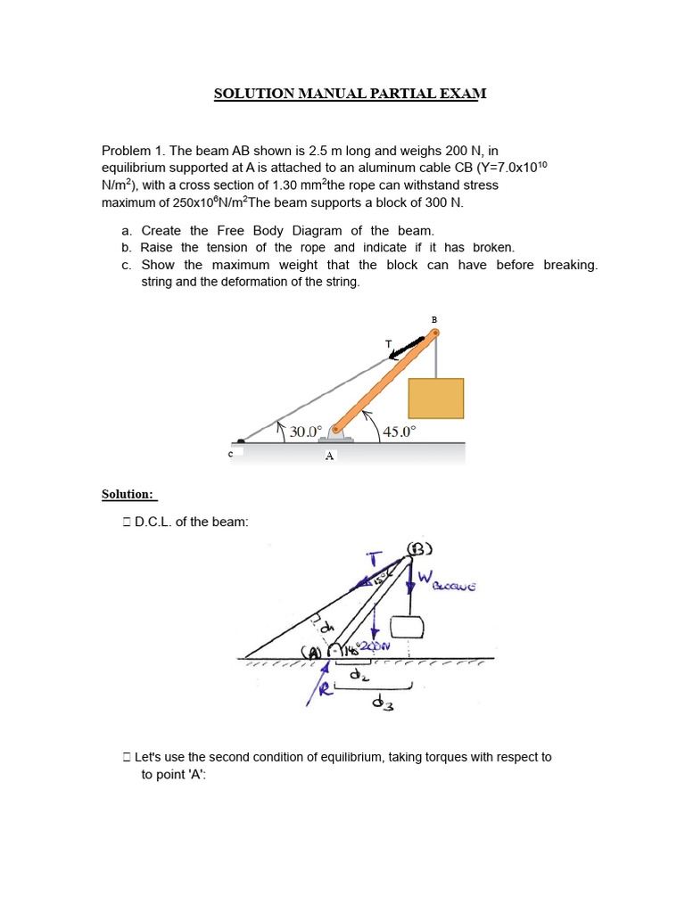 Beam and Spring Mechanics Analysis | PDF | Frequency | Waves