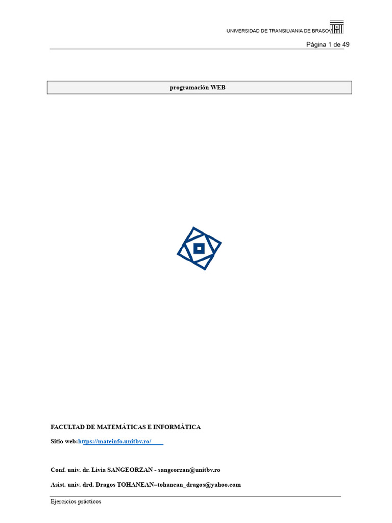 WEB 2022 - 2023 Ejercicios prácticos | PDF | HTML | ciberespacio