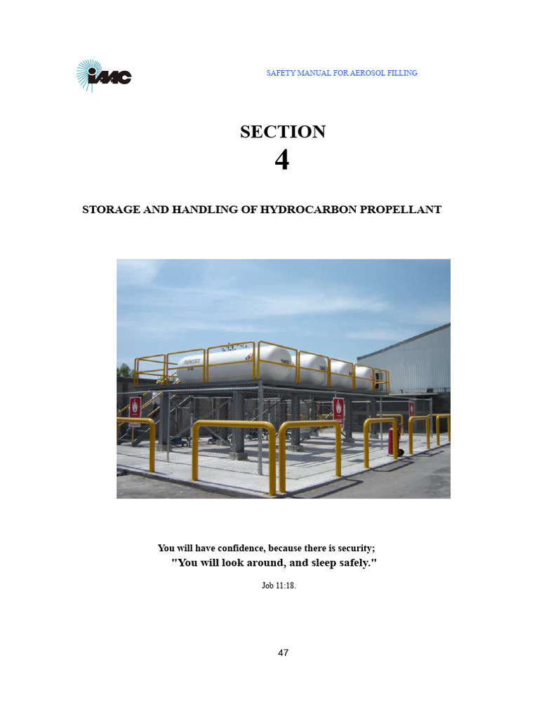 Hydrocarbon Propellant Safety Guidelines | PDF | Liquefied Petroleum ...