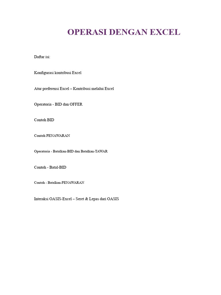 E-Trader Excel | PDF