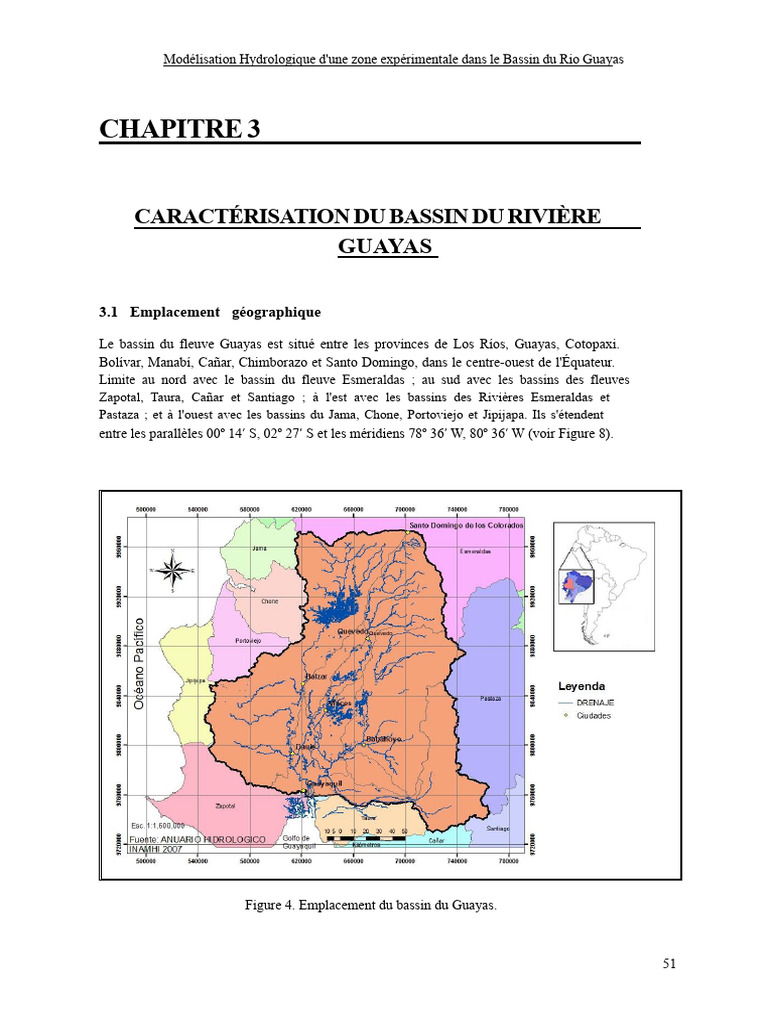 Caractérisation du bassin du Guayas | PDF | Sol (pédologie) | Climat