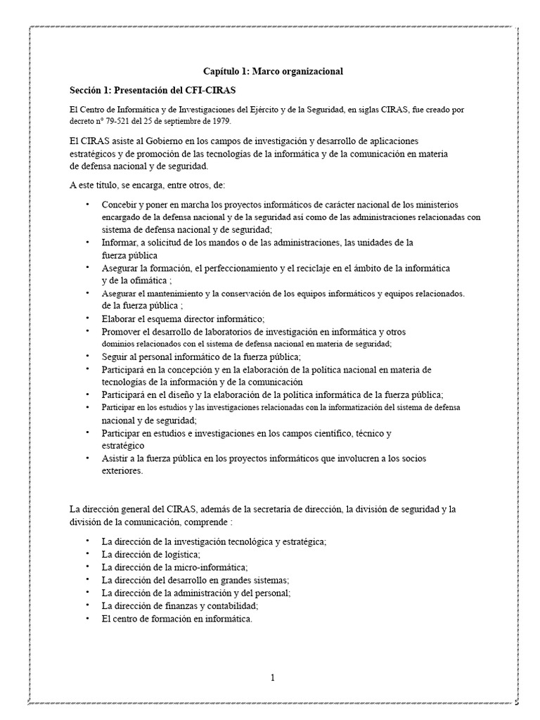 Info CFI-CIRAS | PDF | Informática | Laboratorios