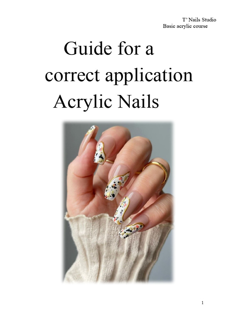 Acrylic Nails Manual | PDF | Nail (Anatomy) | Acrylic Paint