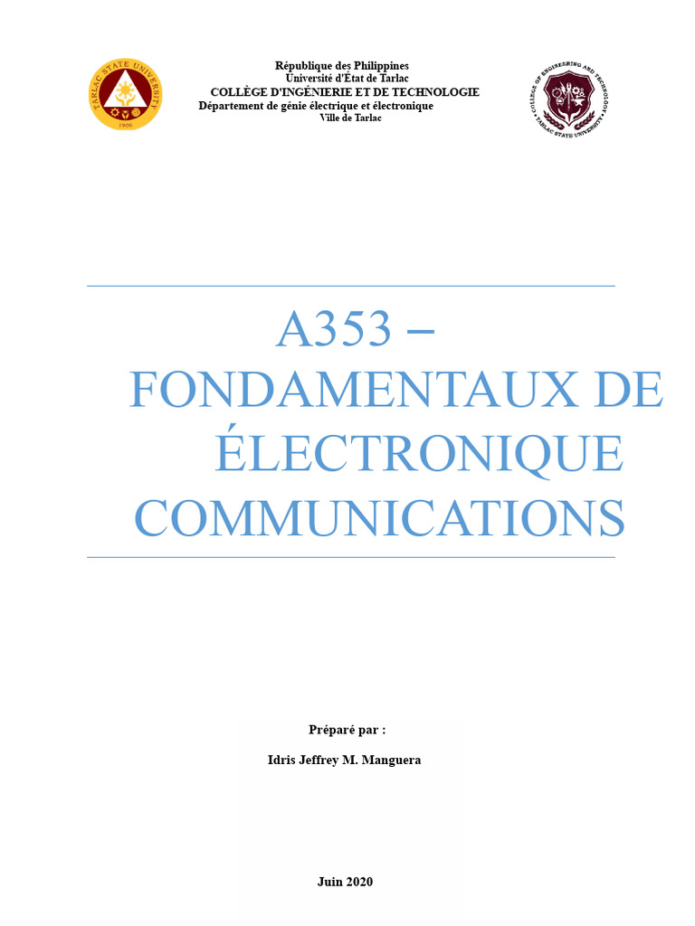 Modulation d'Amplitude en Électronique | PDF | Modulation de fréquence ...