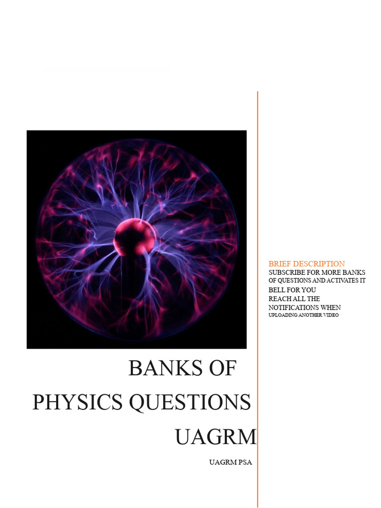 Question Banks of Physics 'UAGRM' PDF | PDF | Force | Euclidean Vector