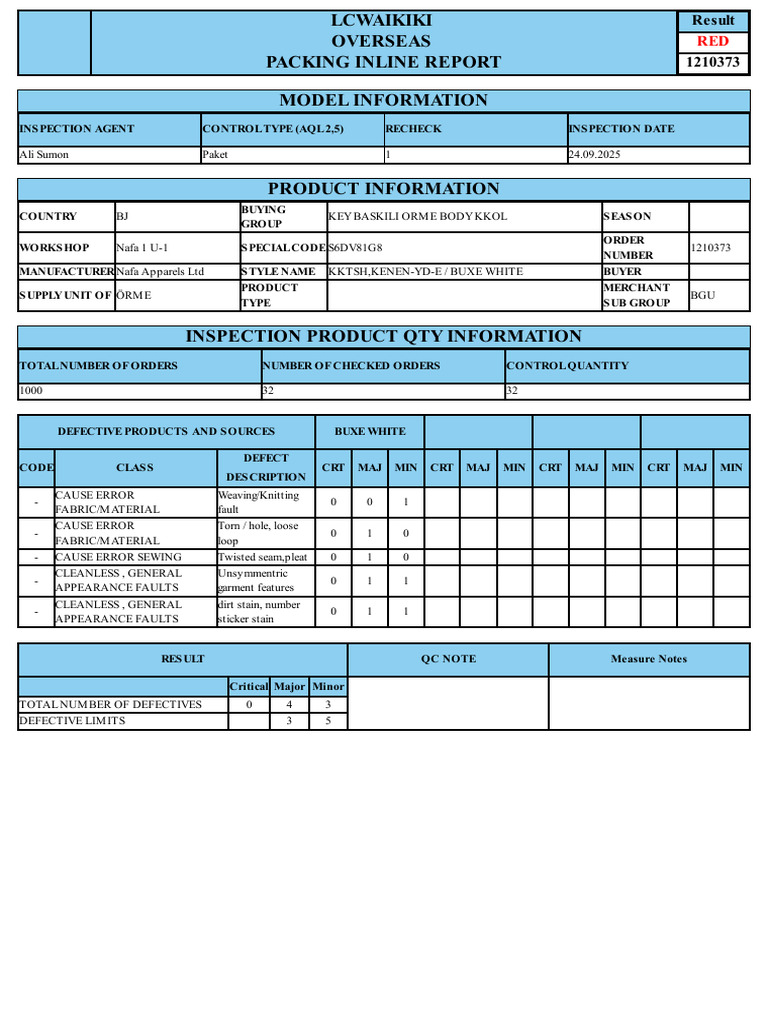 1210373-L239825 InlineReport | PDF | Clothing | Textile Arts
