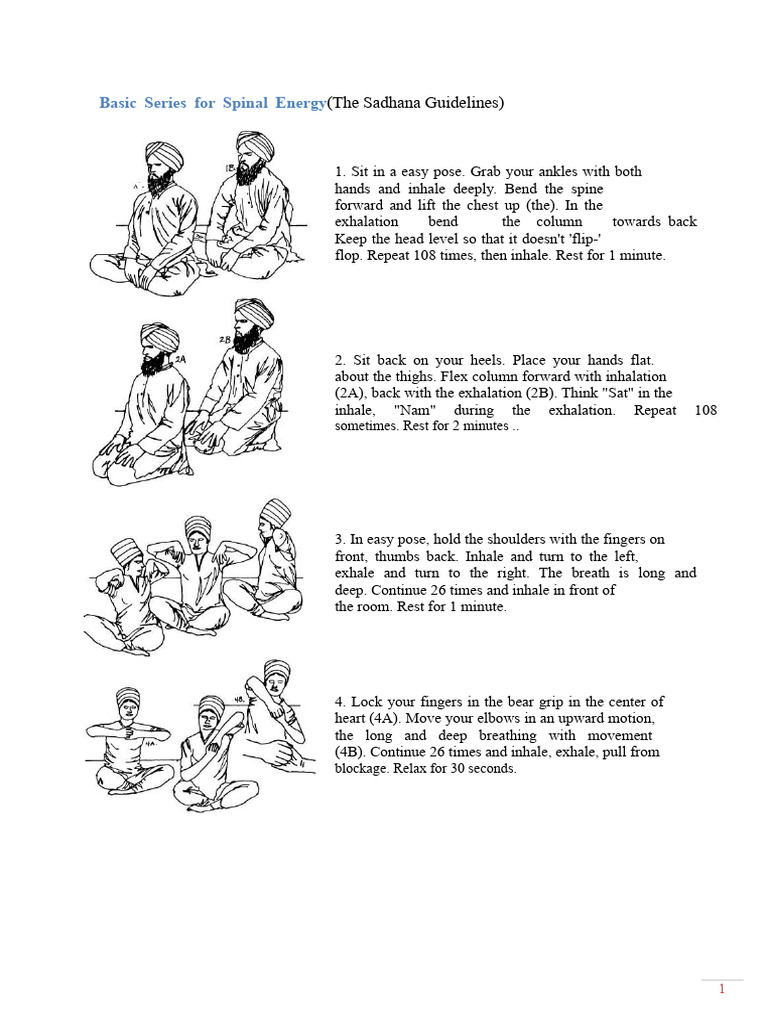 Basic Series For Spinal Energy PDF | PDF | Anatomical Terms Of Motion