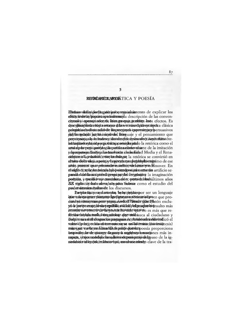 Retoryka, Poetyka I Poezja (Jonathan Culler) | PDF