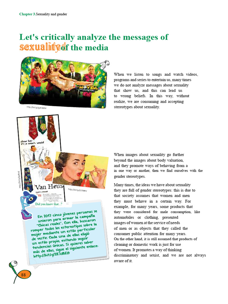 Sexuality and Messages in Media | PDF | Gender Role | Gender
