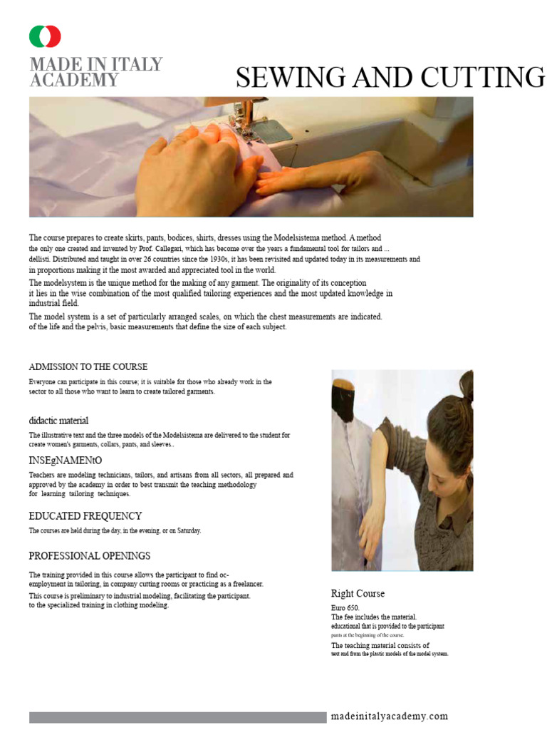 Sewing and Tailoring-20140517101304 | PDF | Clothing | Sewing