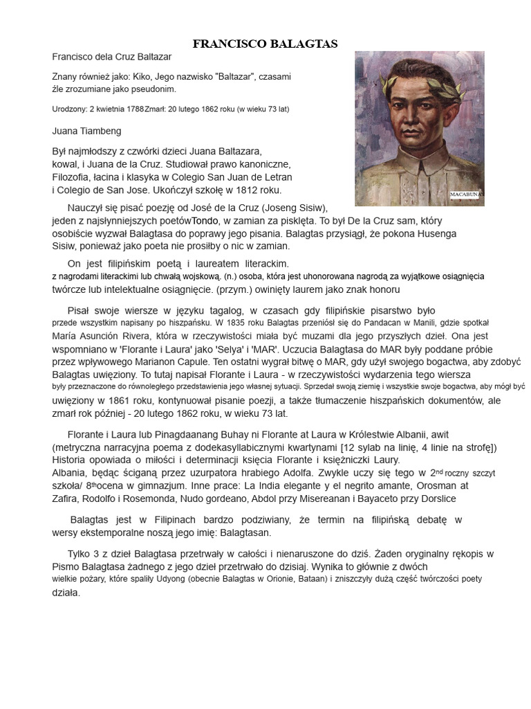 Balagtas | PDF