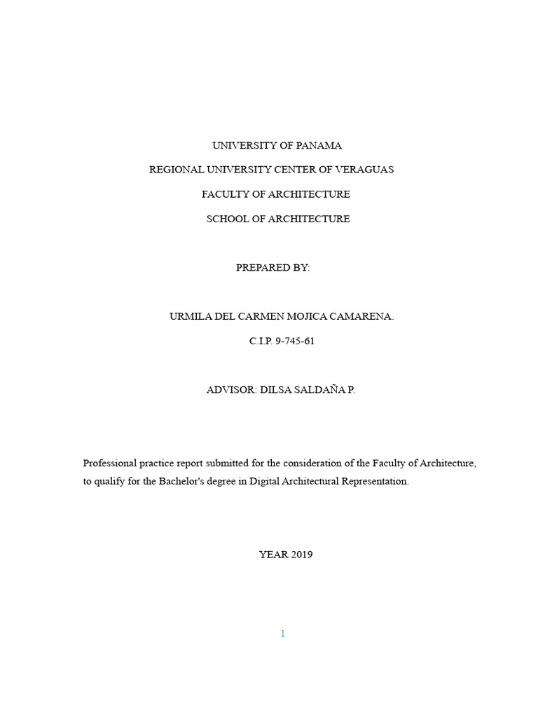 Final of My Professional Practice Report - Urmila Mojica C | PDF ...