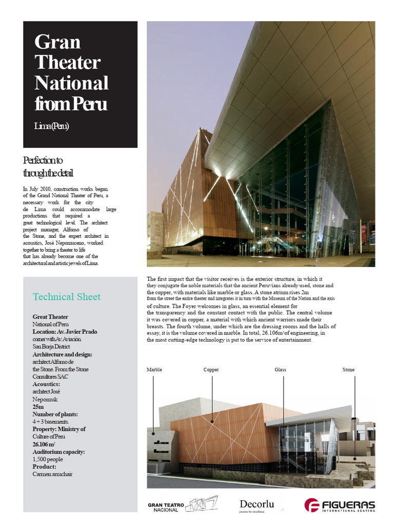 Grand National Theater of Peru Overview | PDF | Lima