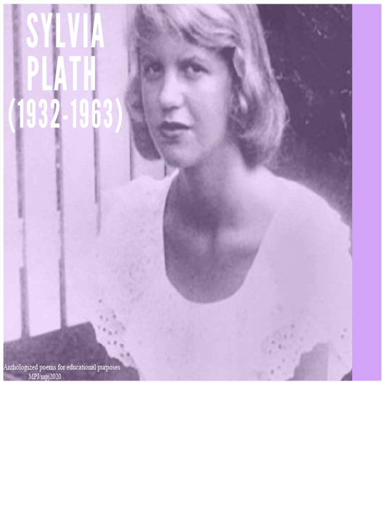 Anthology Sylvia Plath PDF | PDF