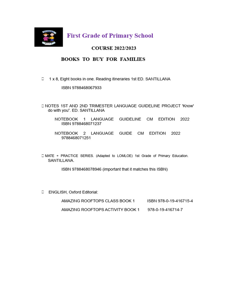 1st PRIMARY | PDF