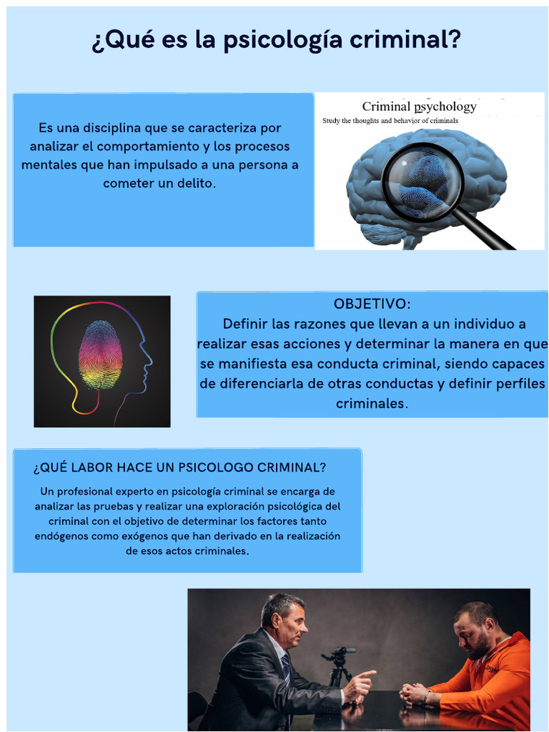 Infographic Criminal Psychology | PDF