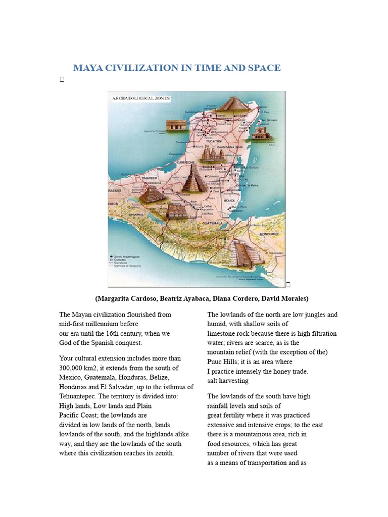 The Mayan Civilization in Time and Space | PDF | Maya Civilization ...