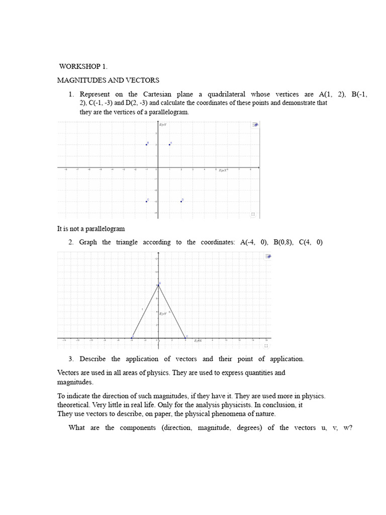 Magnitudes, Vectors, and Motion Laws | PDF | Fundamental Interaction ...