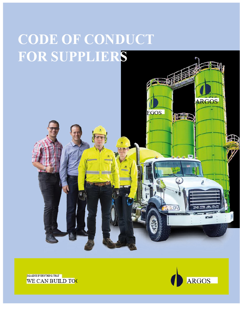 Argos Suppliers Code of Conduct 2020 | PDF | Occupational Safety And ...
