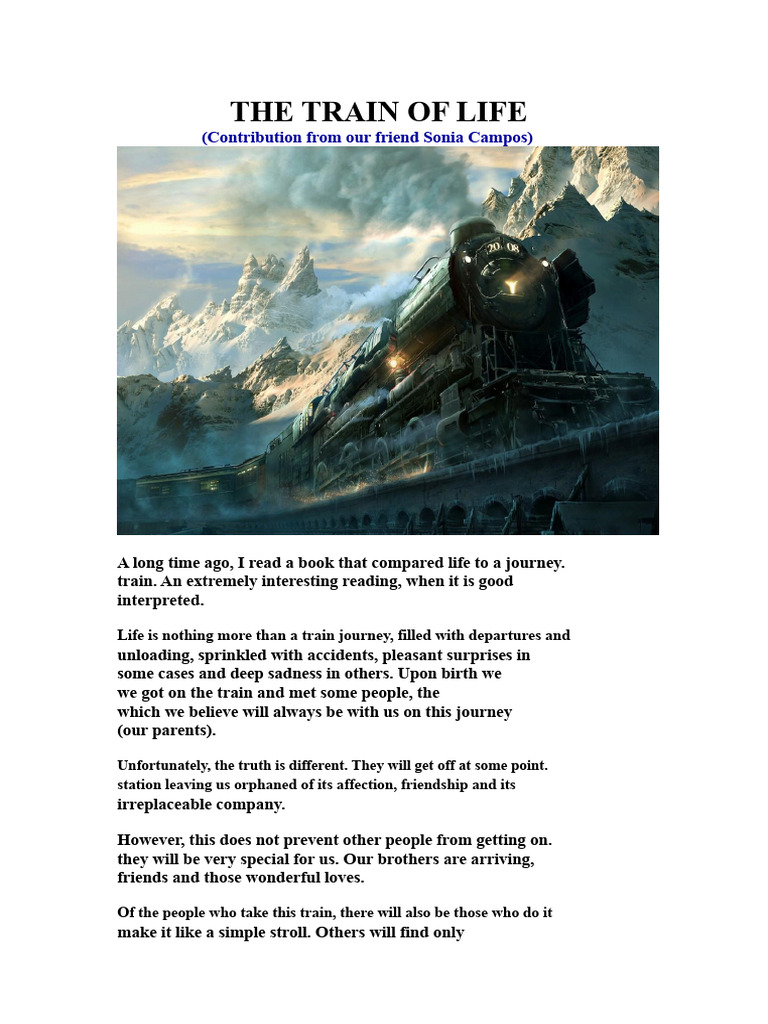 THE TRAIN OF LIFE | PDF | Knowledge | Information