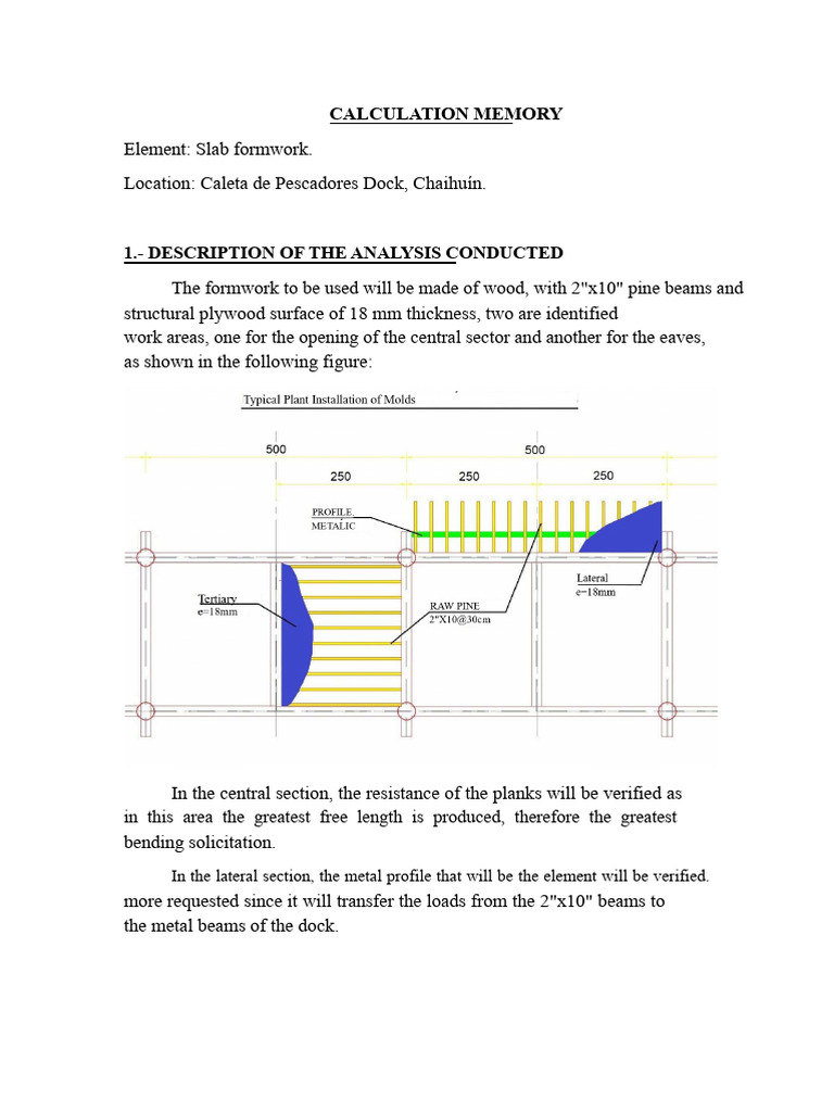 CALCULATION MEMORY SLAB Rev1 | PDF | Beam (Structure) | Bending