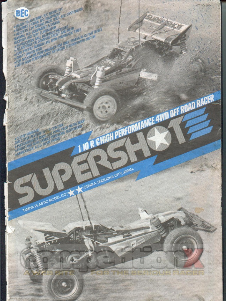 Tamiya Supershot Manual | PDF