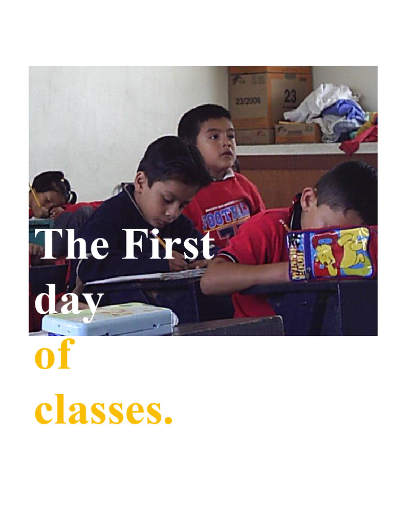 Juanito and The First Day of School Complete Version | PDF | Knowledge ...