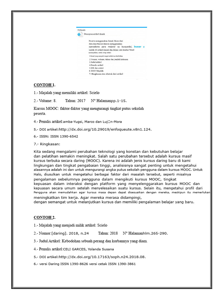 Contoh Artikel Ilmiah | PDF