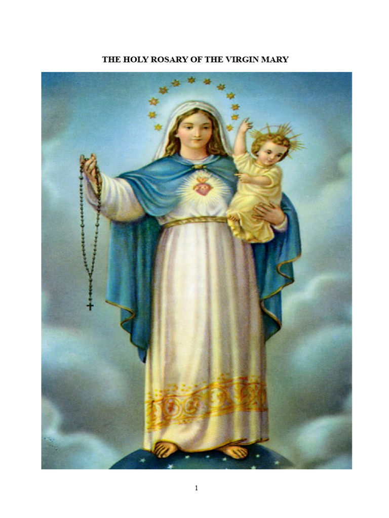 THE HOLY ROSARY OF THE VIRGIN MARY | PDF | Lord's Prayer | Mary, Mother ...