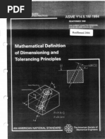 ASME Y14.5 - Dimensioning & Tolerancing | PDF